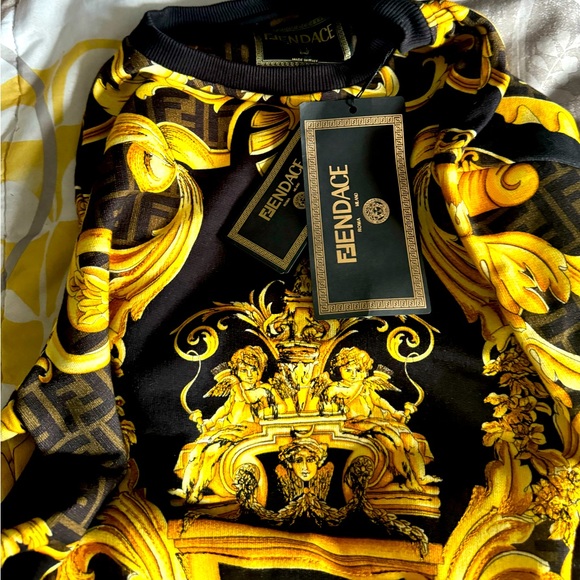 Fendi | Jackets & Coats | Fendi And Versace Combination Fendace | Poshmark